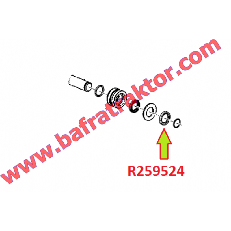 R259524 Hassasiyet Mili Segman Pulu - John Deere 5085M,5095M,5065M ...