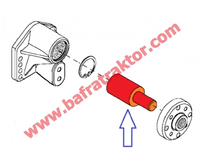 R116621, Devirdaim, Fan ,Rulmanı - , John Deere ,5303-5403-5503-5615 ...